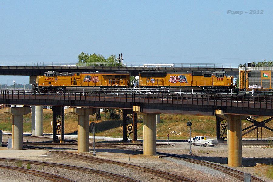 Westbound UP Auto Train